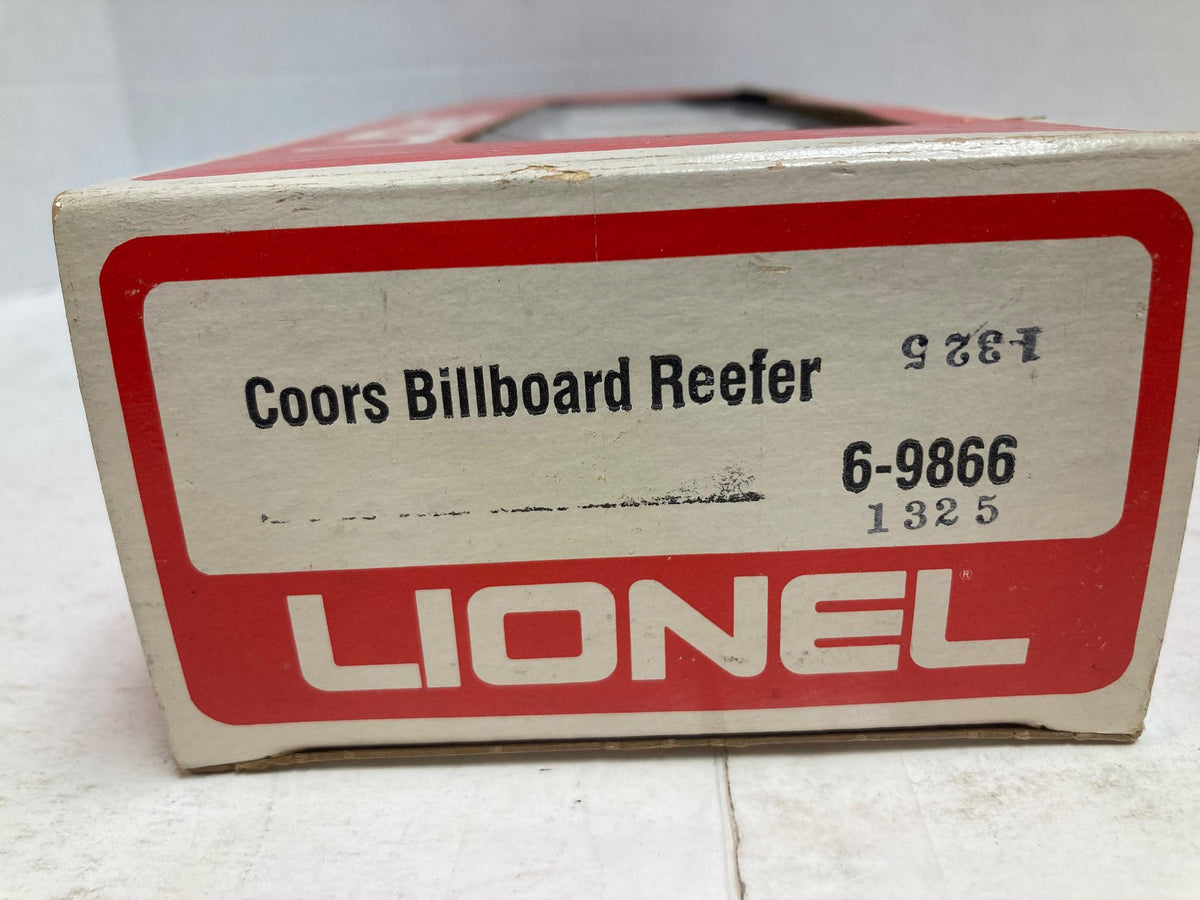 Lionel Coors Billboard Reefer (6-9866) O Scale – Roundhouse Electric ...