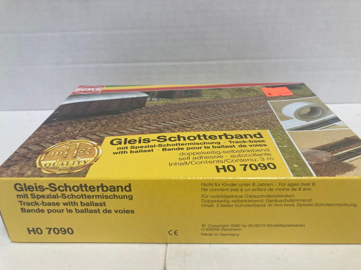 BUSCH Track-Base With Ballast HO (7090) – Roundhouse Electric Trains, Inc.