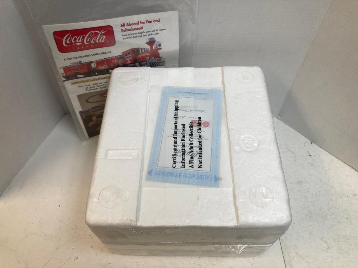Coca-Cola Winter Wonderland Crystal Bottle "w/ Certification of Authen ...