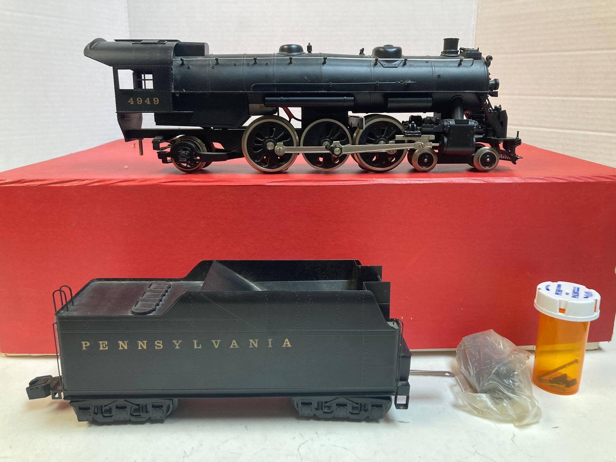 Williams O Gauge 4949 Pacific Steam Engine & Brass Tender - AS-IS - Re ...